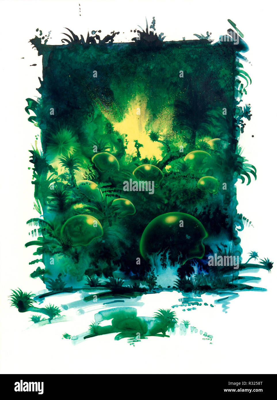 mystic jungle theme Stock Photo - Alamy