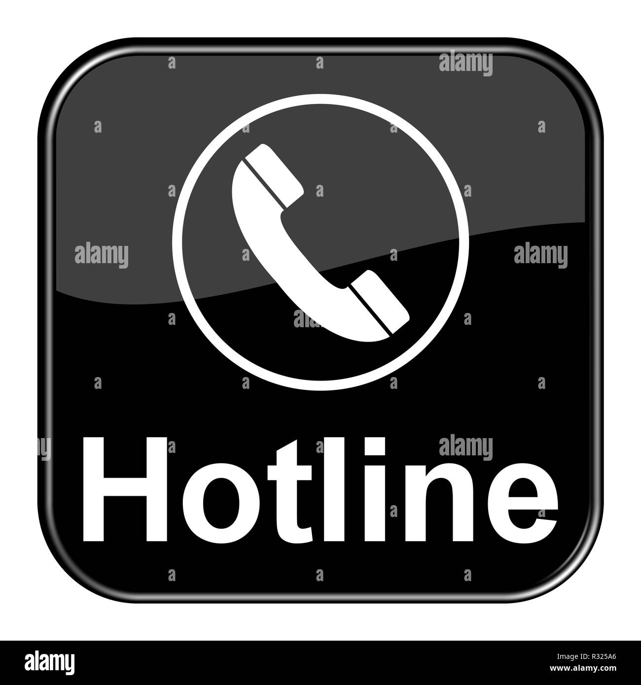 Wait button Black and White Stock Photos & Images - Alamy