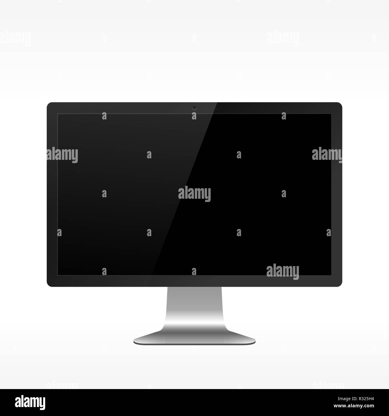 Pc monitor screen Black and White Stock Photos & Images - Alamy