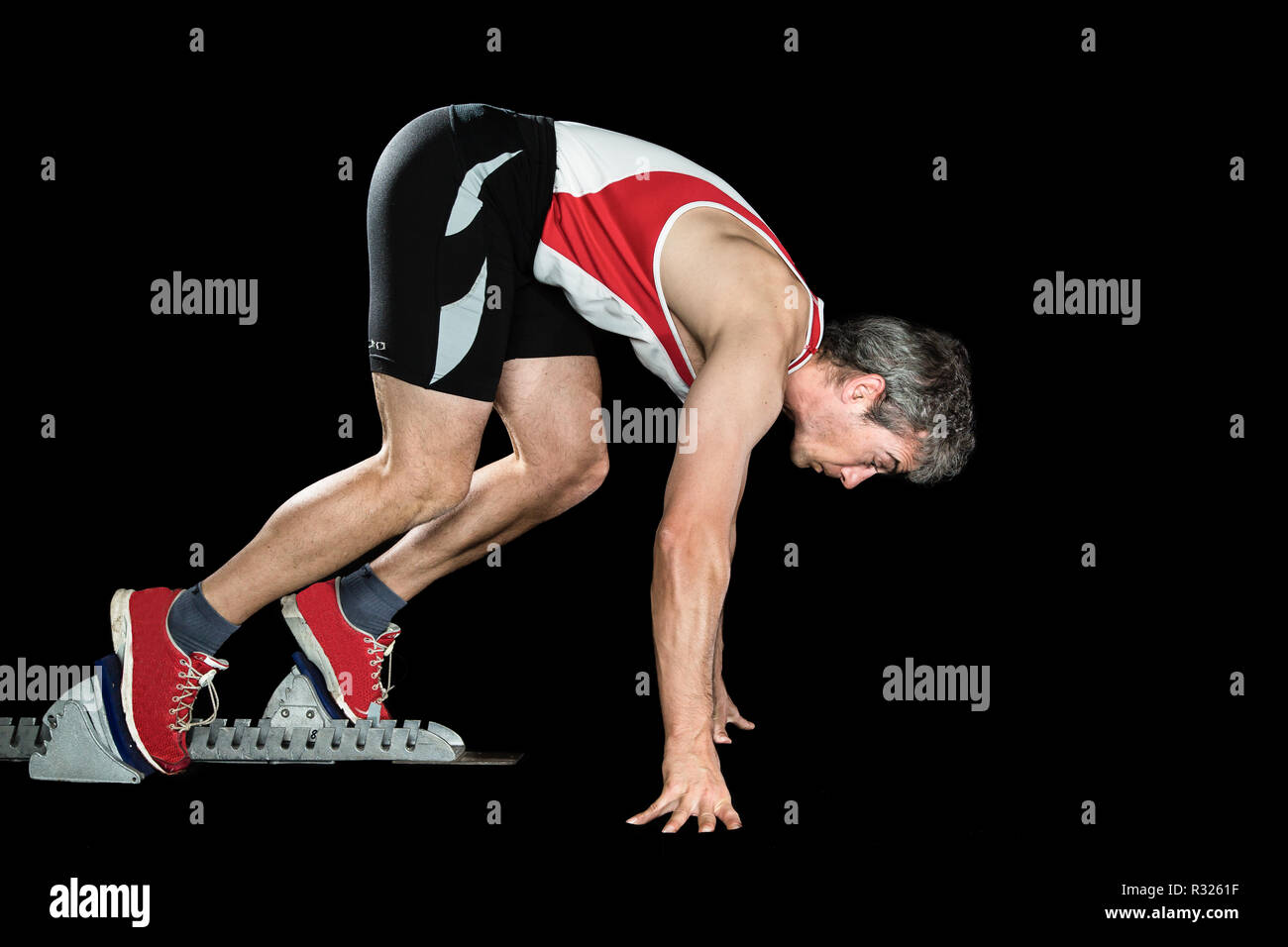 Runners Starting Block High Resolution Stock Photography and Images - Alamy