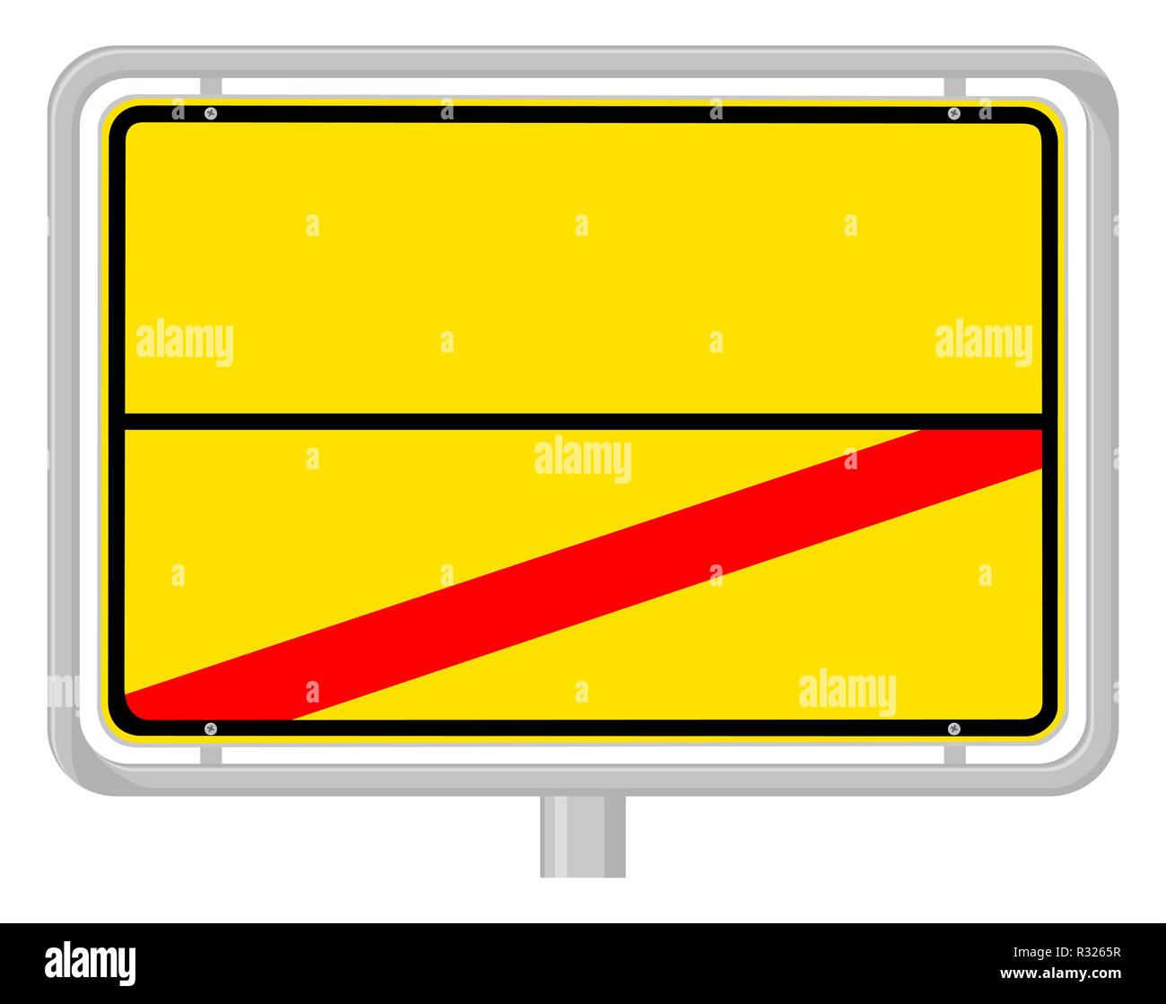 Ortstafel Cut Out Stock Images & Pictures - Alamy
