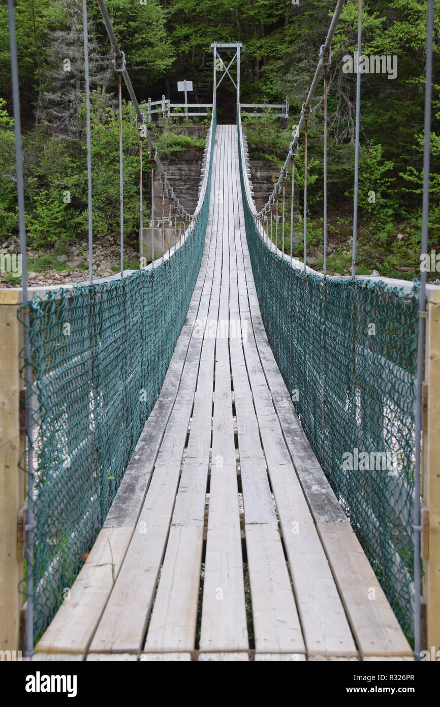Walking Bridge disappears into the distance Stock Photo - Alamy