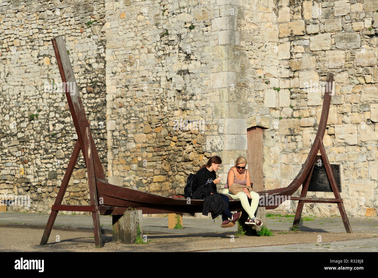 Medieval cargo ship relica, Southampton, Hampshire, England, United ...