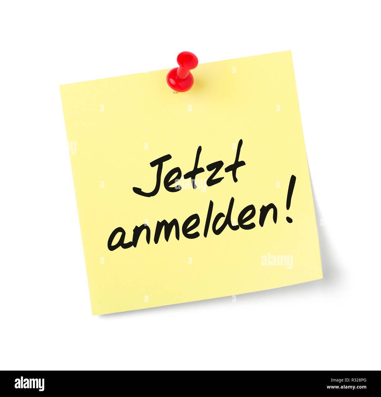 notepad register now Stock Photo - Alamy