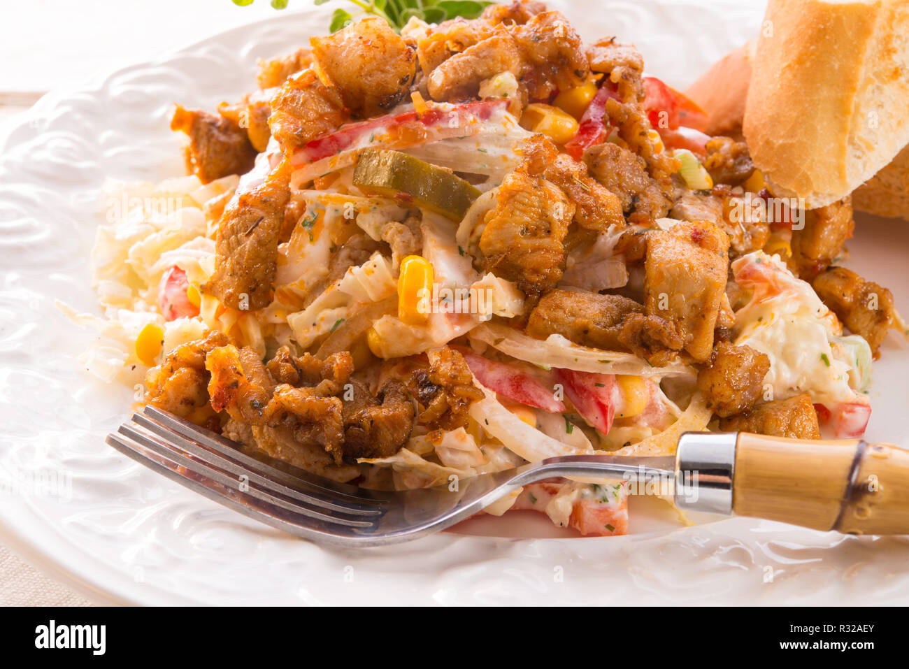 Pan roasted pita bread hi-res stock photography and images - Alamy