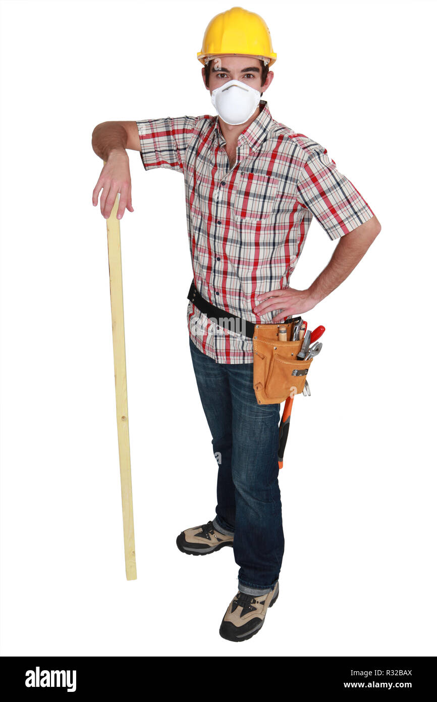 Builder mask hammer hi-res stock photography and images - Alamy