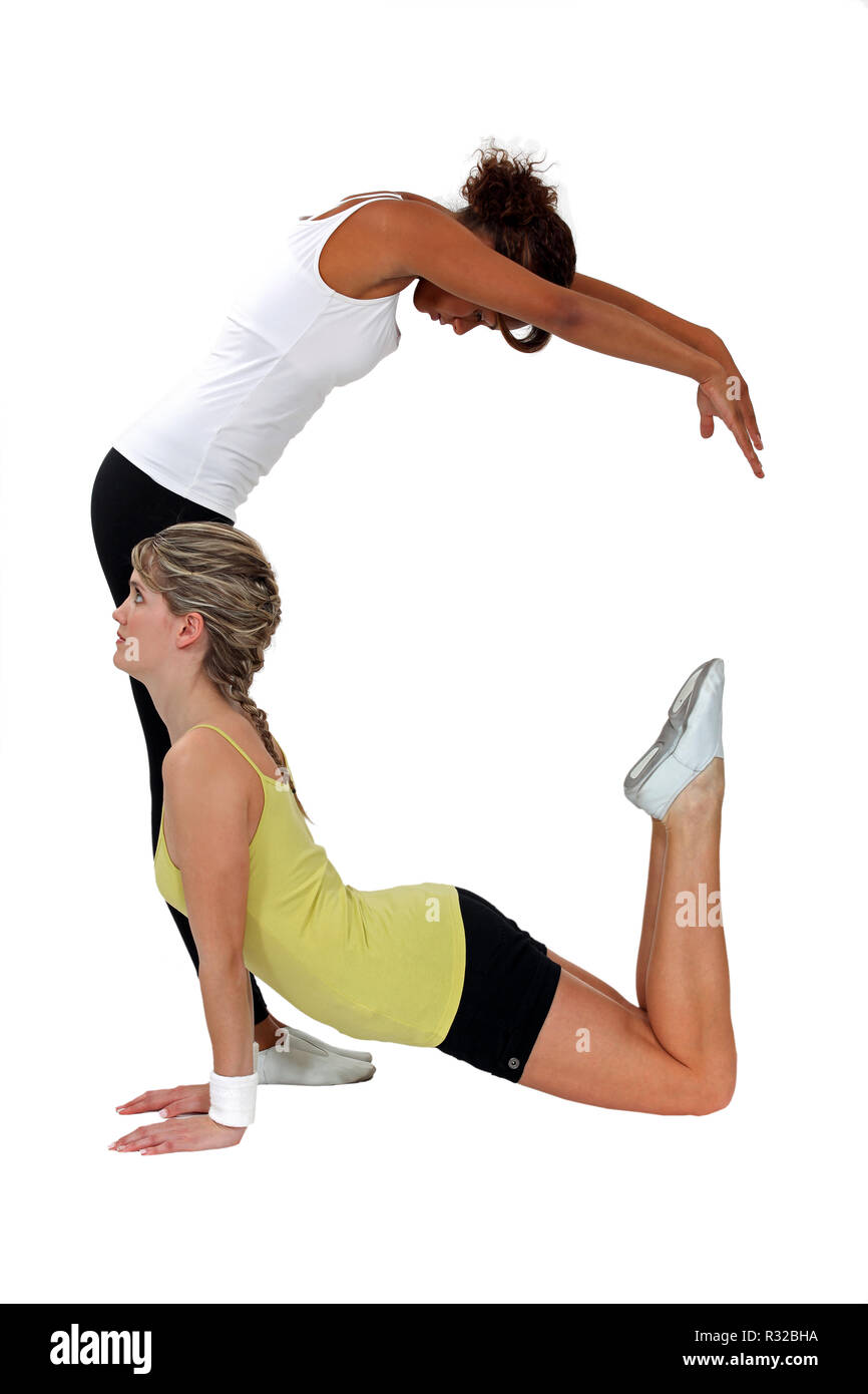 Back formation gymnastics hi-res stock photography and images - Alamy