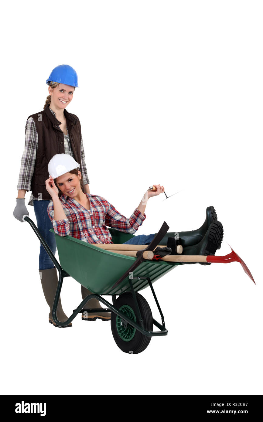 Female mason shovel hi-res stock photography and images - Alamy