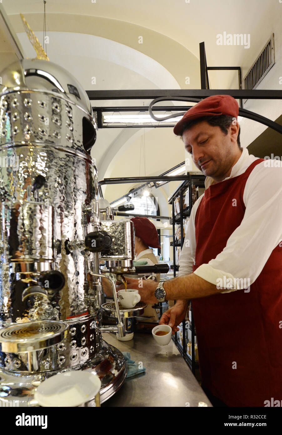 Panella pastry shop and coffee bar in Rome Stock Photo - Alamy
