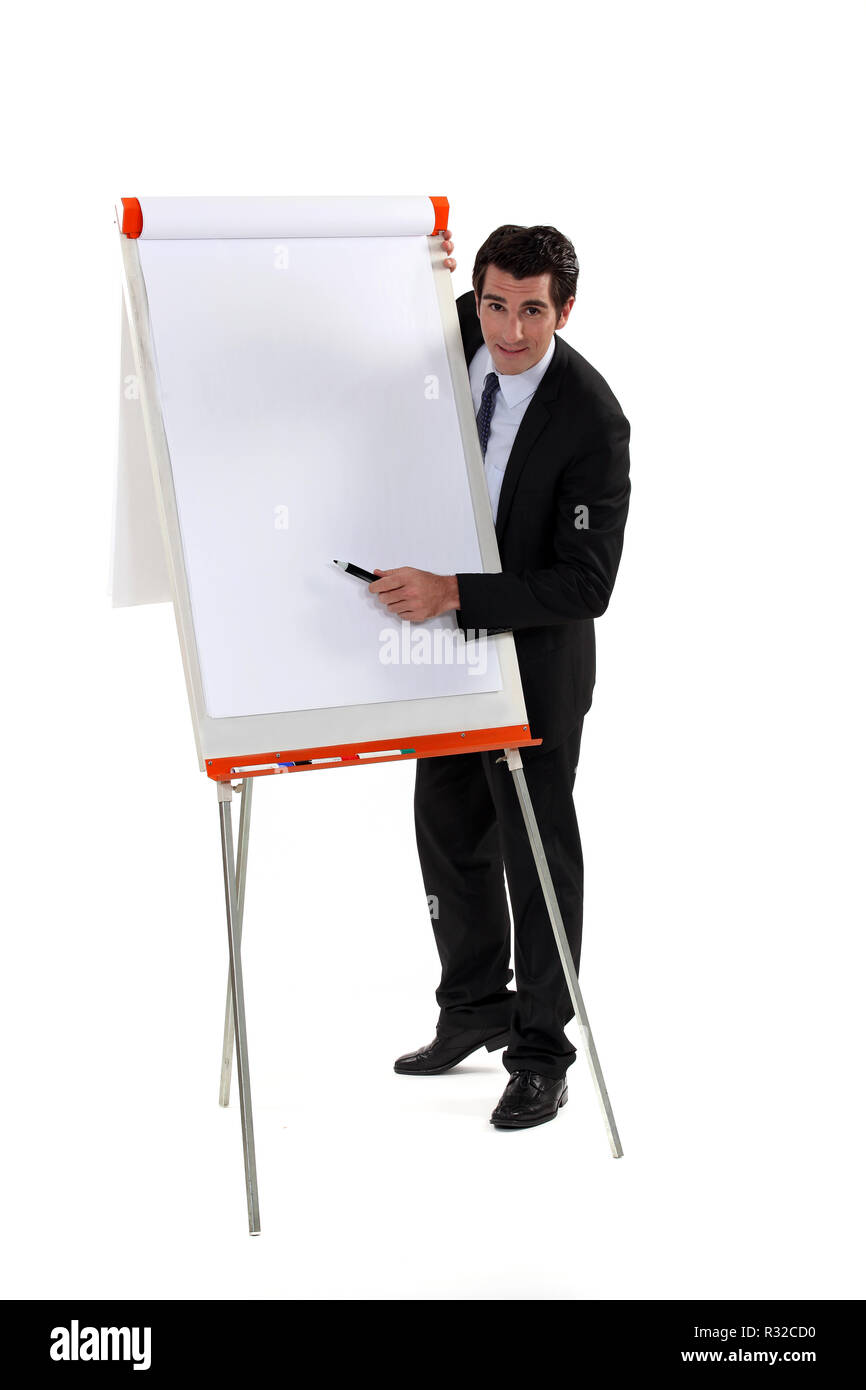 Group flip chart Cut Out Stock Images & Pictures - Alamy