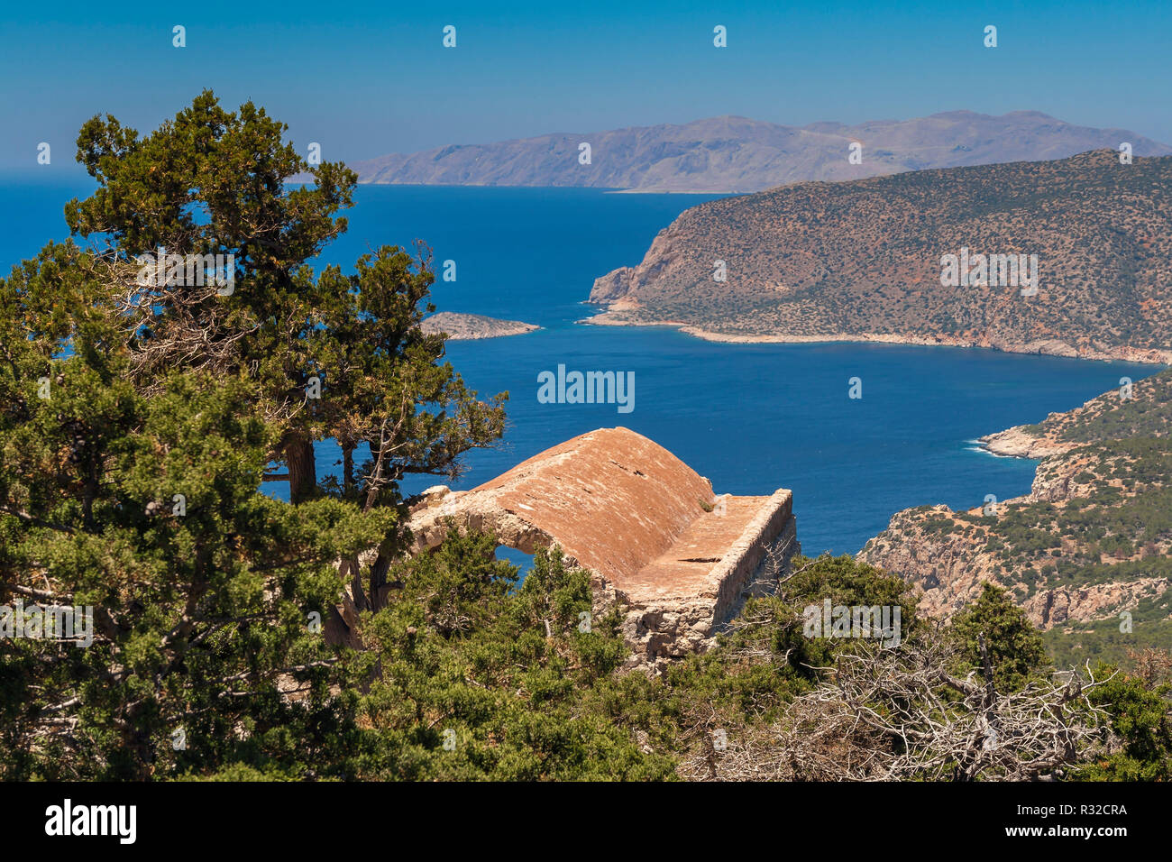 Ruin monolithos castle rhodes hi-res stock photography and images - Alamy