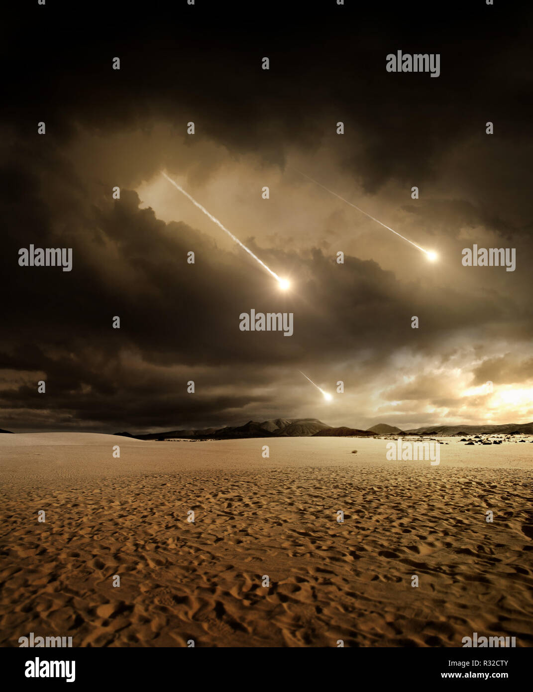 Asteroid rain hi-res stock photography and images - Alamy