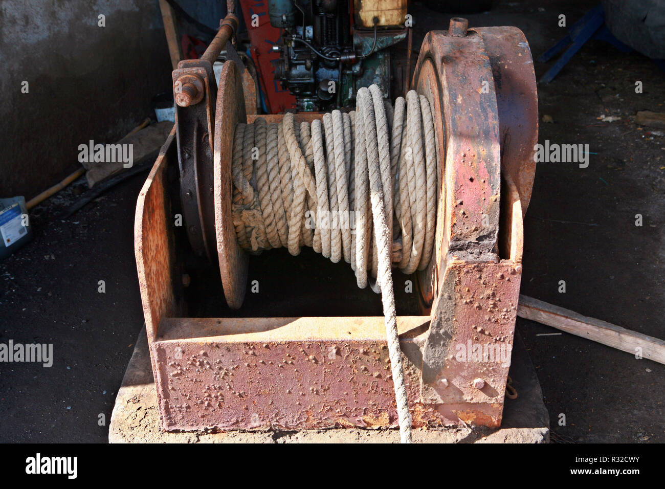 Transport winch hi-res stock photography and images - Alamy