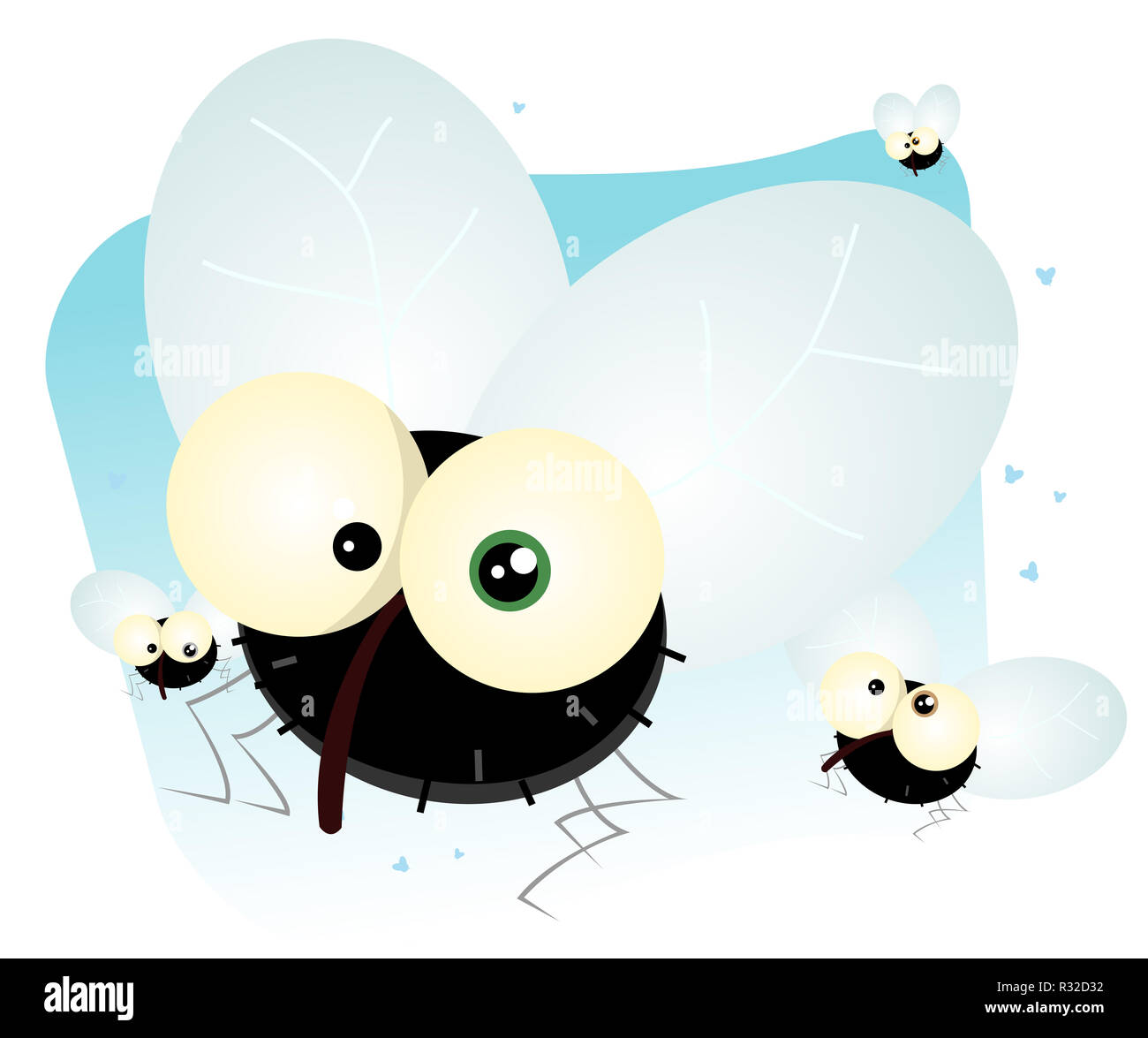 Flies swarm insect Cut Out Stock Images & Pictures - Alamy