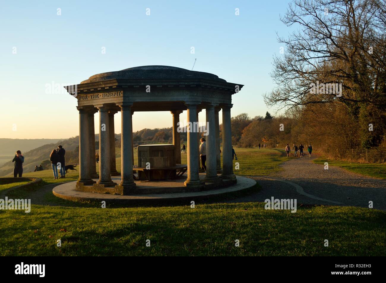 Box hill surrey sunset hi-res stock photography and images - Alamy