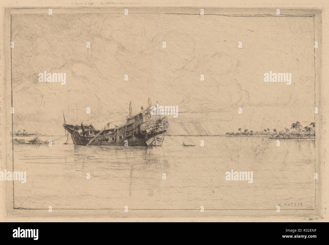 Shipwreck. Medium: etching and engraving. Museum: National Gallery of ...