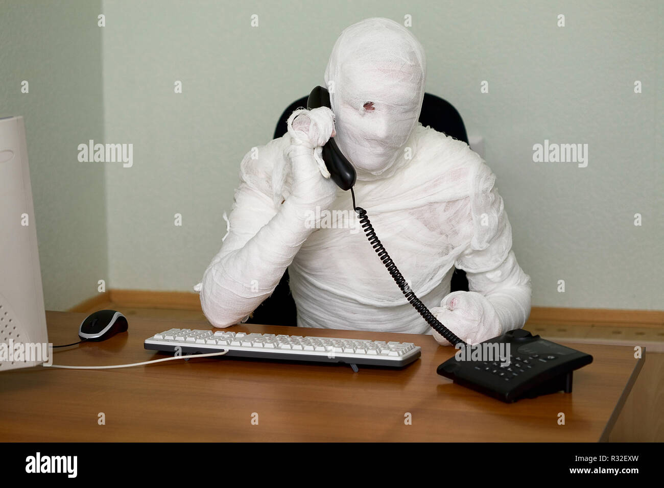 Disfigured man face hi-res stock photography and images - Alamy