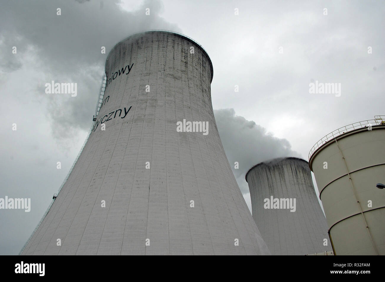 power station chimney Stock Photo - Alamy