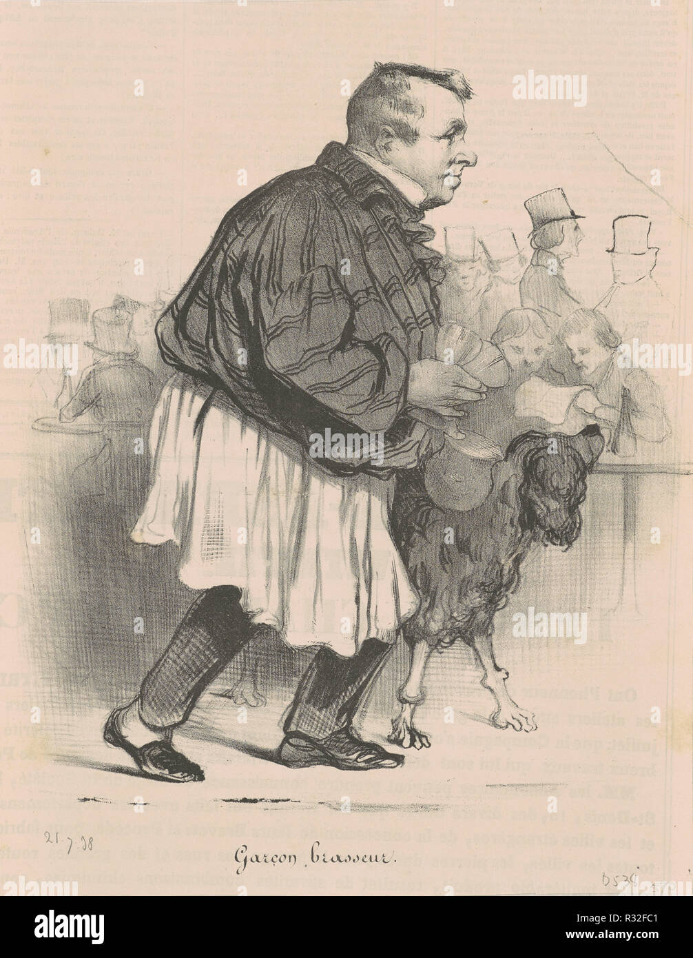 Garçon brasseur... Dated: 19th century. Medium: lithograph. Museum ...