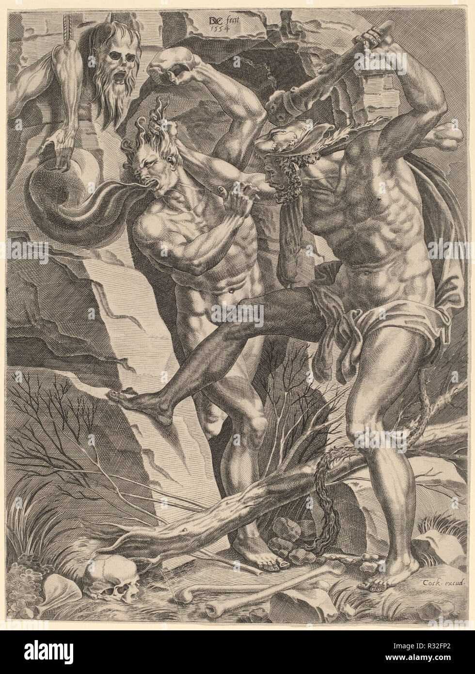 Hercules killing cacus hi-res stock photography and images - Alamy