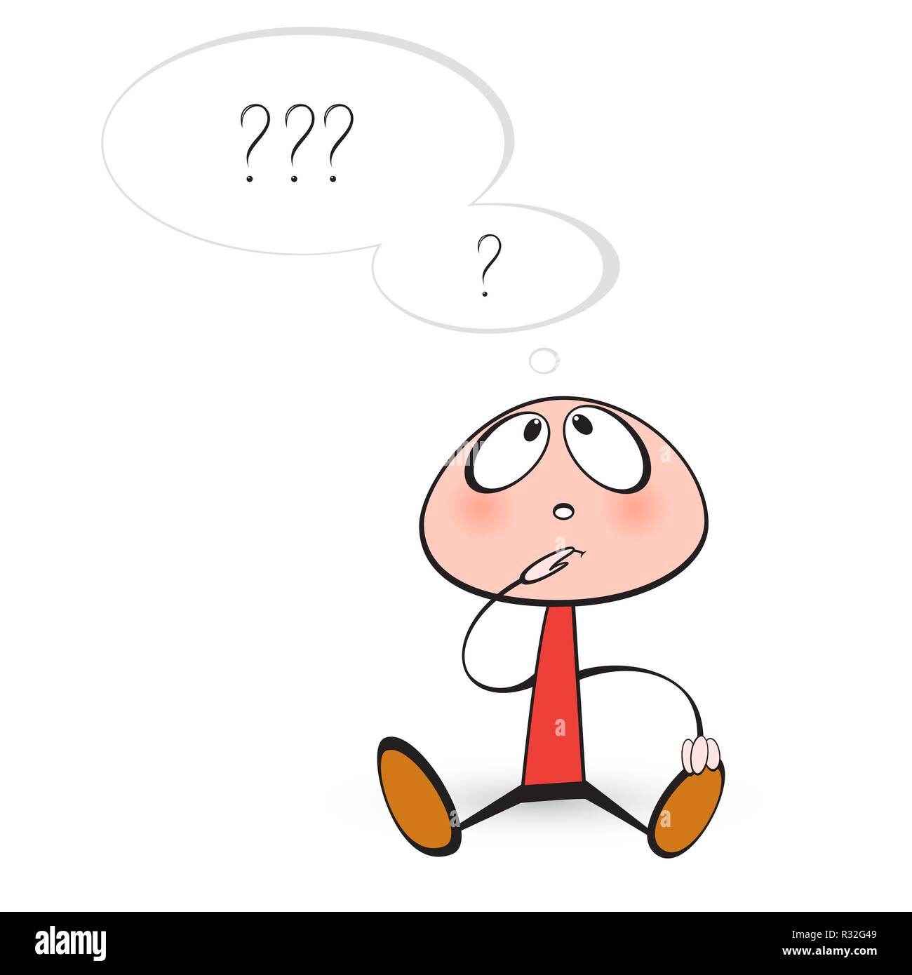 Cartoon boy kid hand gesture hi-res stock photography and images - Alamy