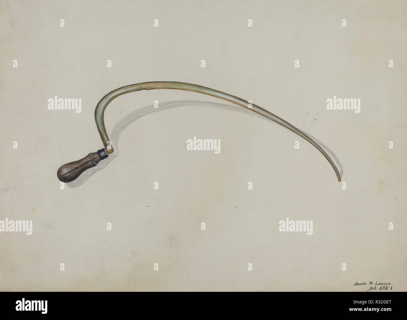 Sickle. Dated: c. 1936. Dimensions: overall: 24.4 x 35 cm (9 5/8 x 13 3 ...