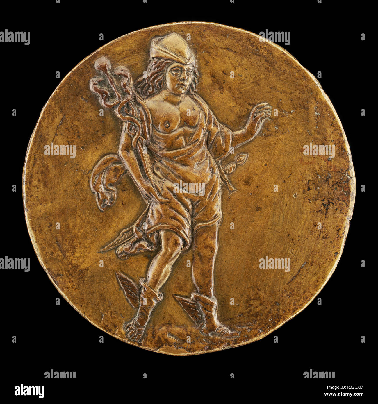 Mercury Carrying a Caduceus [reverse]. Medium: bronze. Museum: National ...