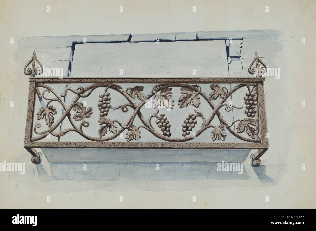 Cast iron railing hi-res stock photography and images - Alamy