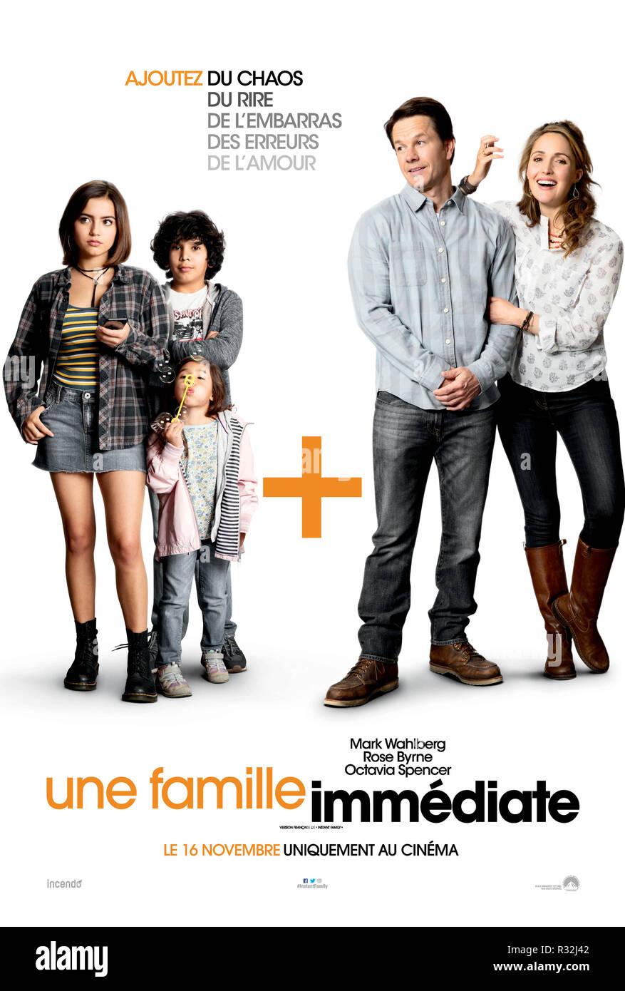 INSTANT FAMILY, Canadian poster in French, from left: Isabela Moner ...