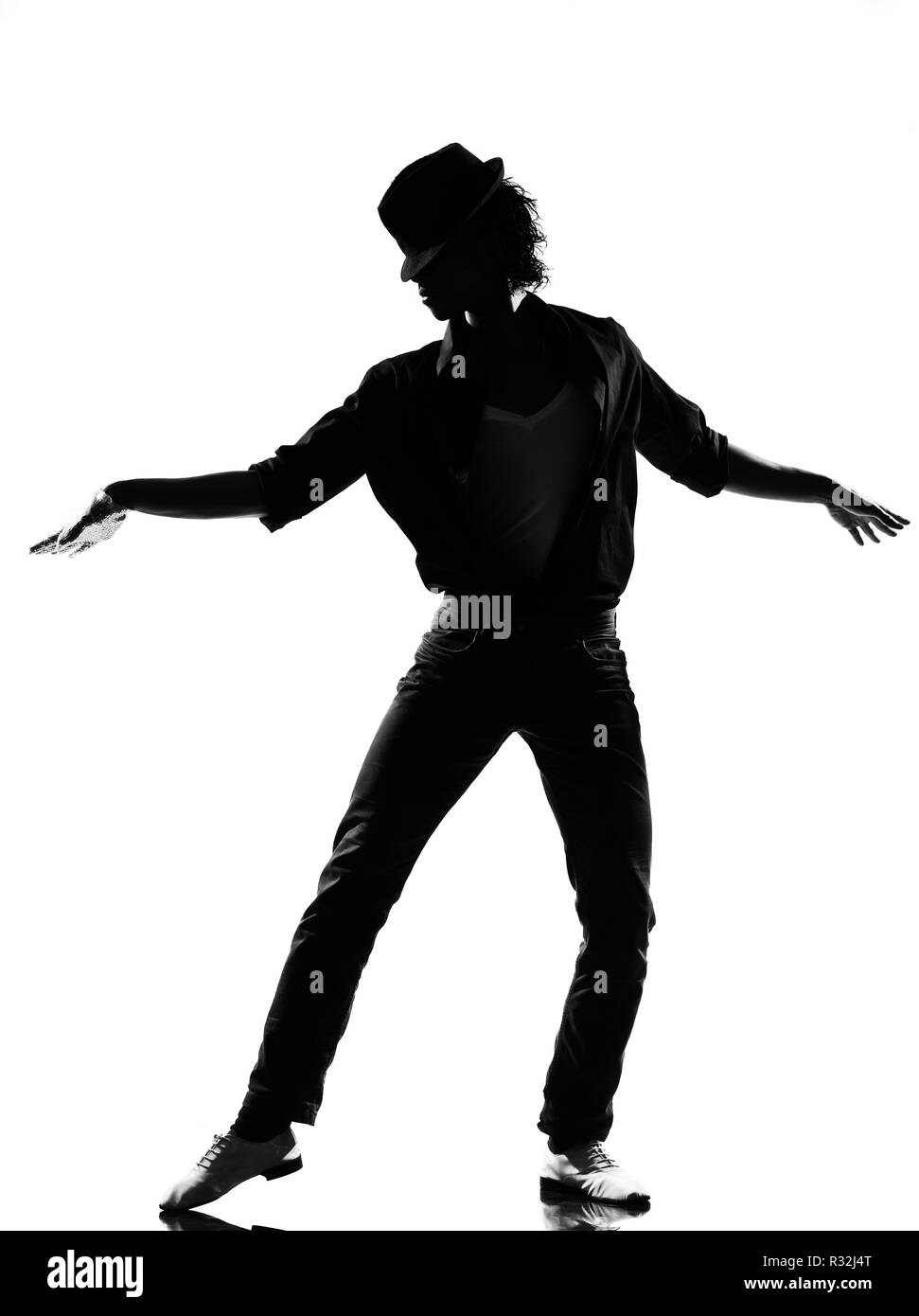 Michael jackson dancing full length hi-res stock photography and images ...