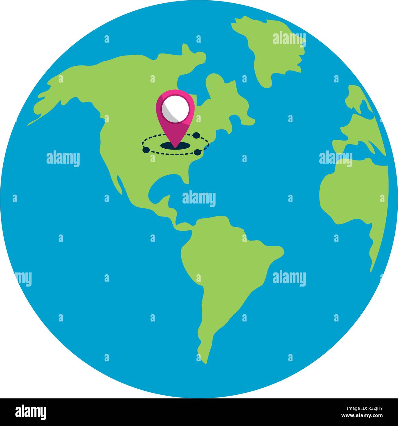 Gps design, Travel navigation route road location and technology theme ...