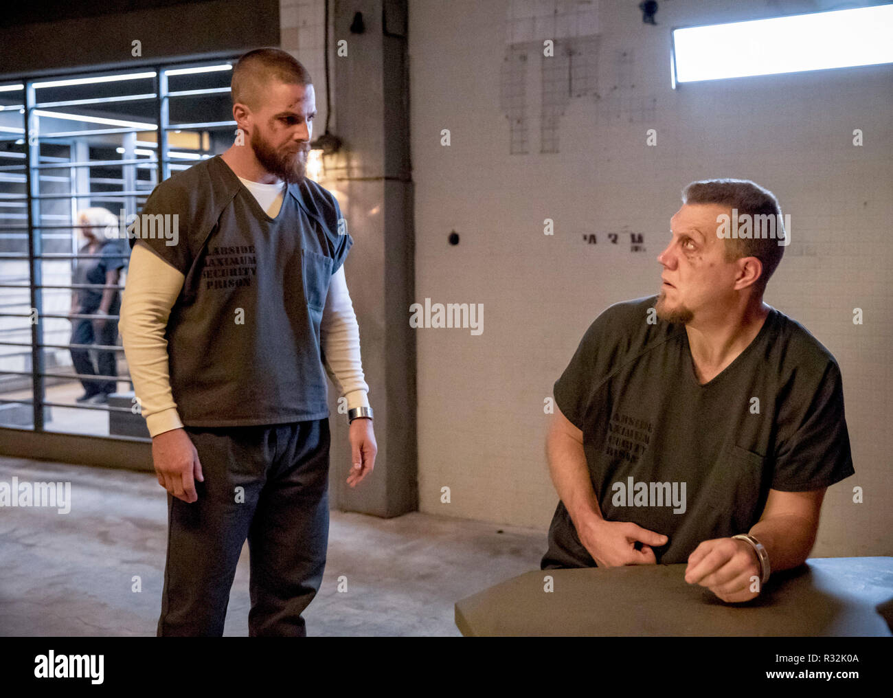 ARROW, from left: Stephen Amell, John DeSantis, 'The Demon', (Season 7 ...