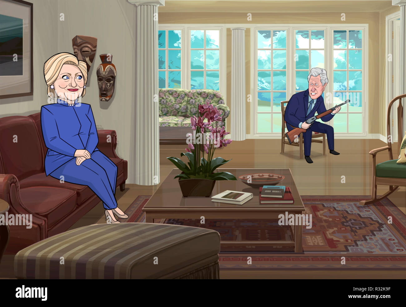 OUR CARTOON PRESIDENT, from left: Hillary Clinton (voiced by Jen Spyra ...
