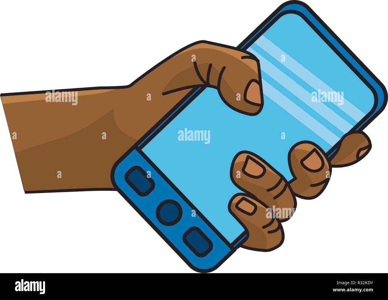 Smartphone design, Cellphone mobile digital phone and technology theme ...