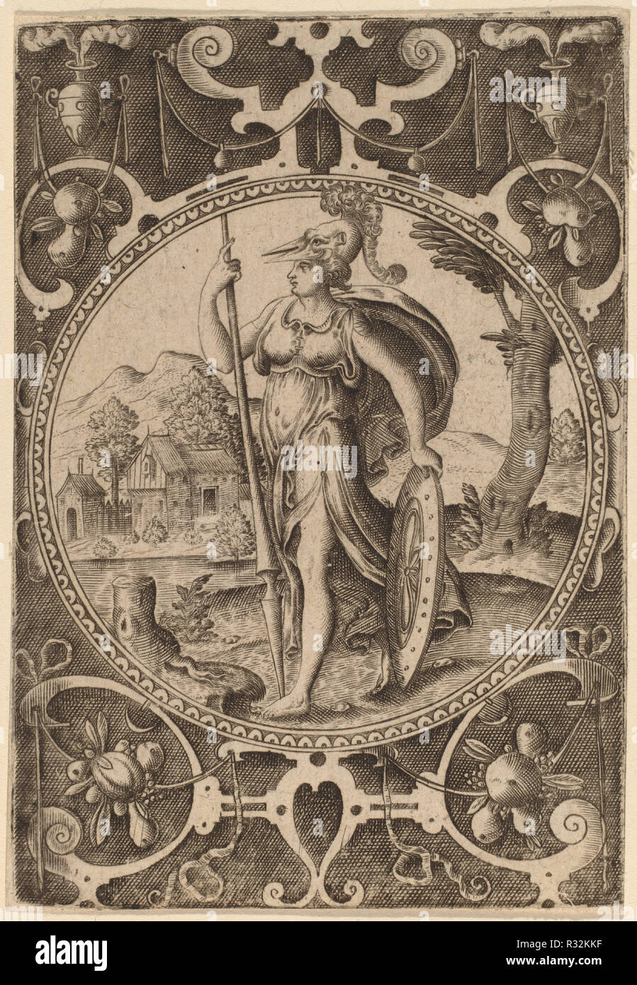 Minerva. Medium: engraving. Museum: National Gallery of Art, Washington ...