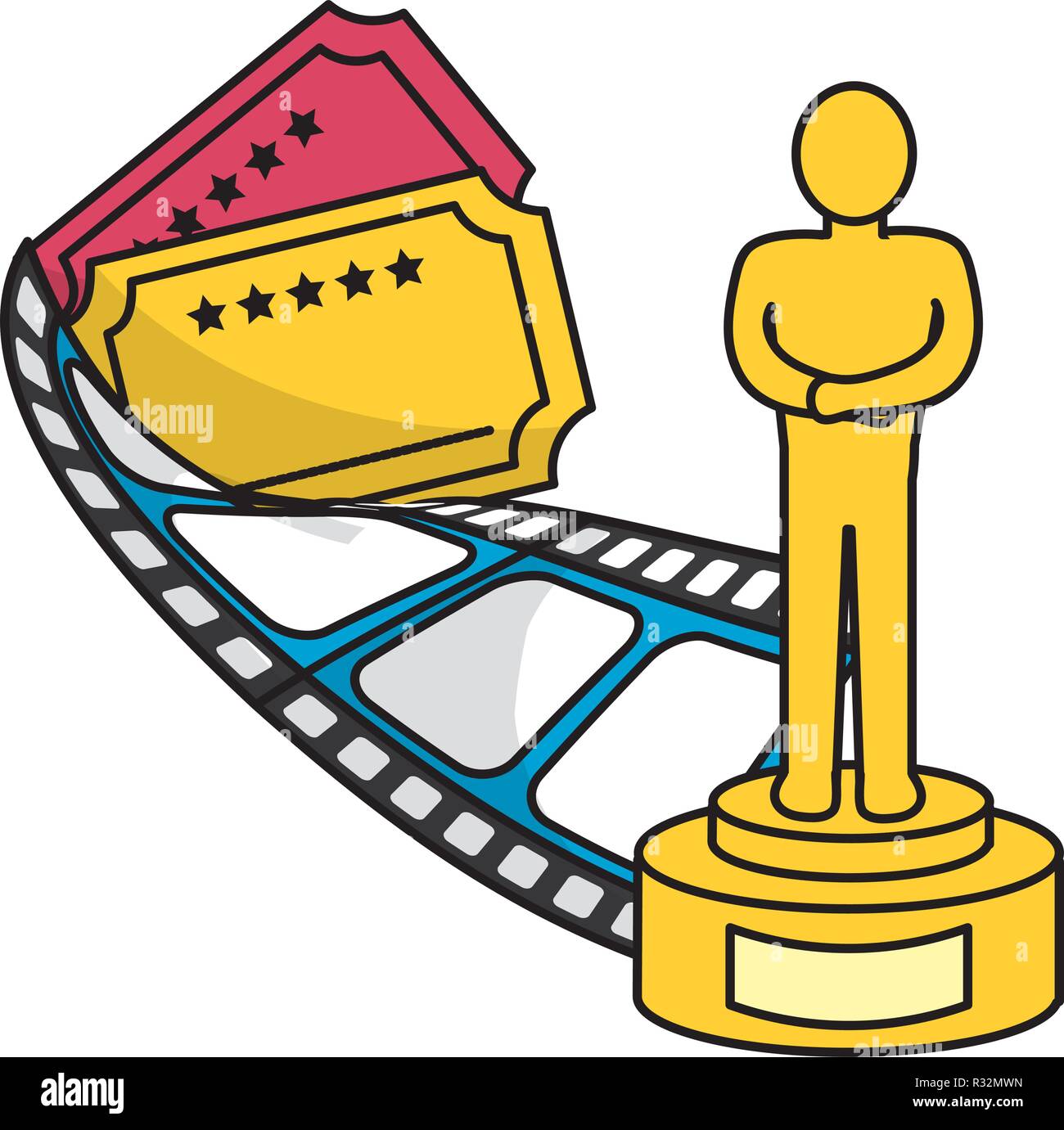 Presentation oscar Stock Vector Images - Alamy