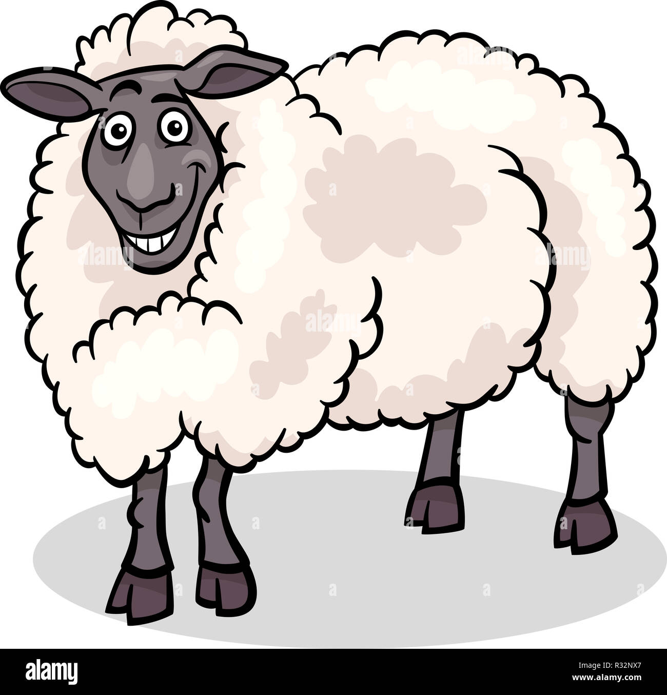 Smiling Sheep Cartoon Stock Photos & Smiling Sheep Cartoon Stock Images ...