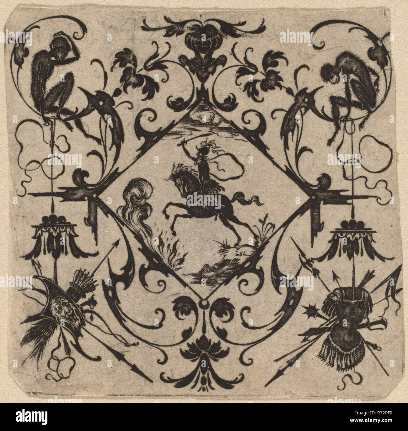 Ornament with Grotesque. Dated: 1616. Medium: engraving. Museum ...