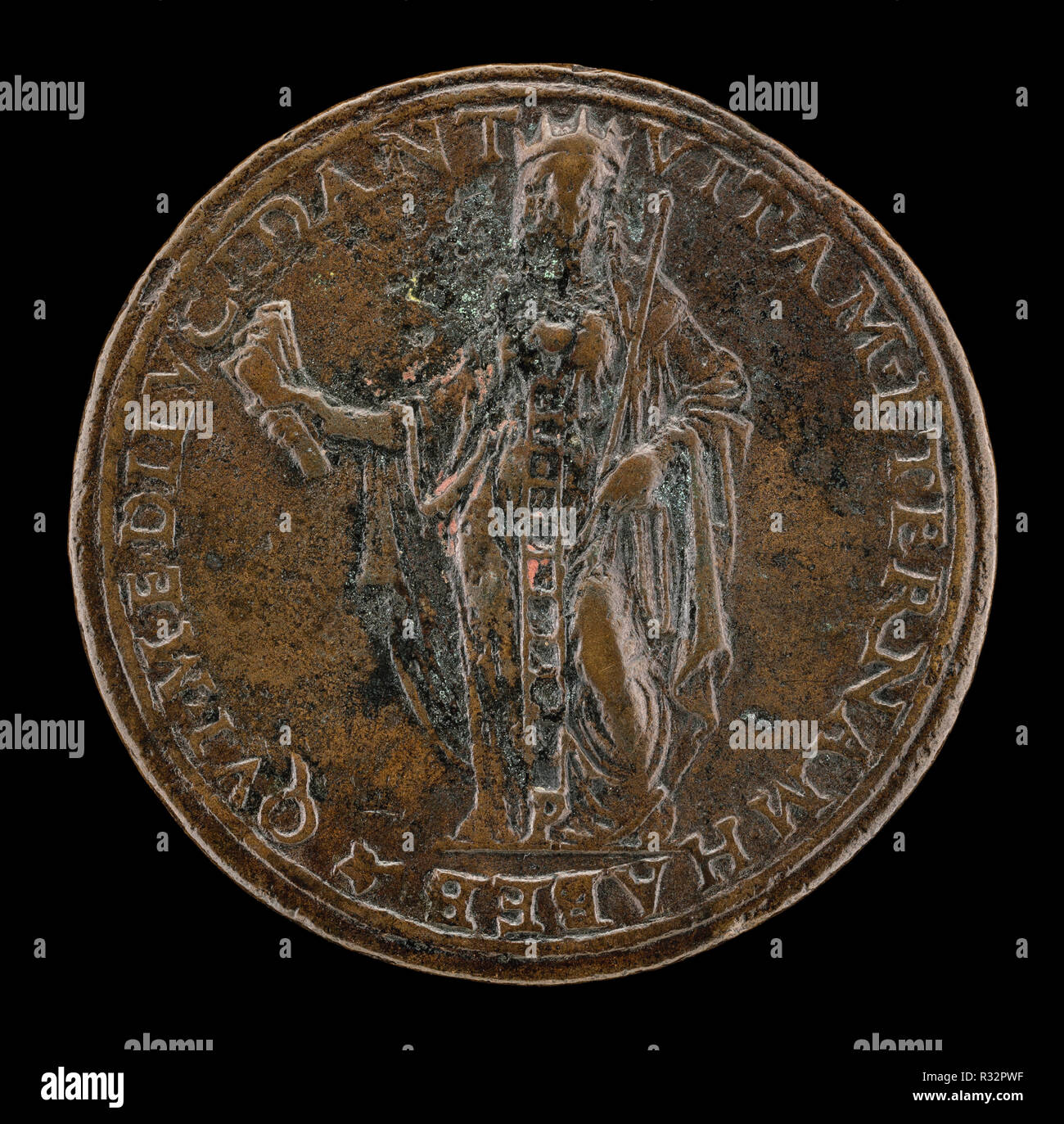 Philosophy with a Manuscript and Sceptre [reverse]. Dated: 1493/1522 ...