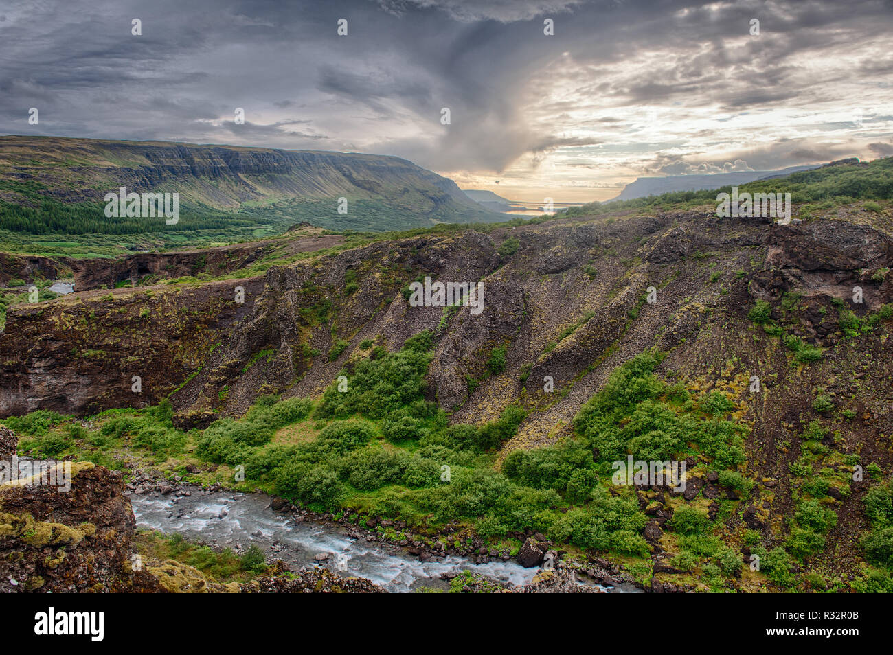 Glymur canyon hi-res stock photography and images - Alamy