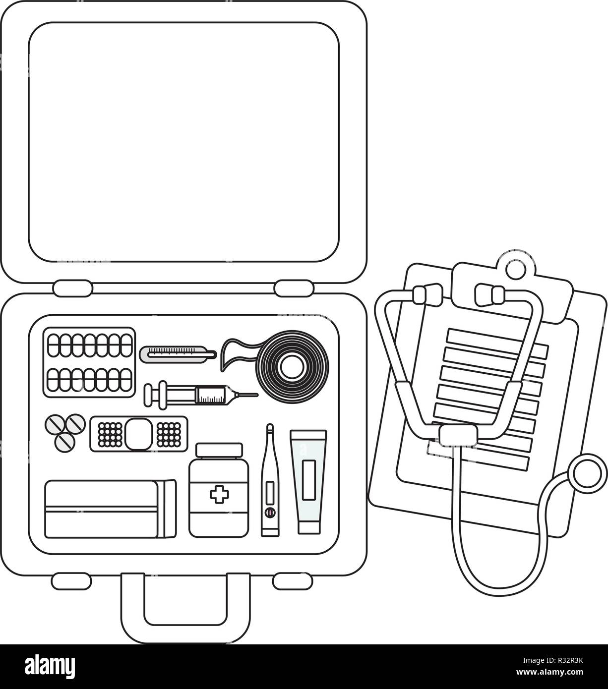 Kit design, Concept of medical health care hospital emergency and ...