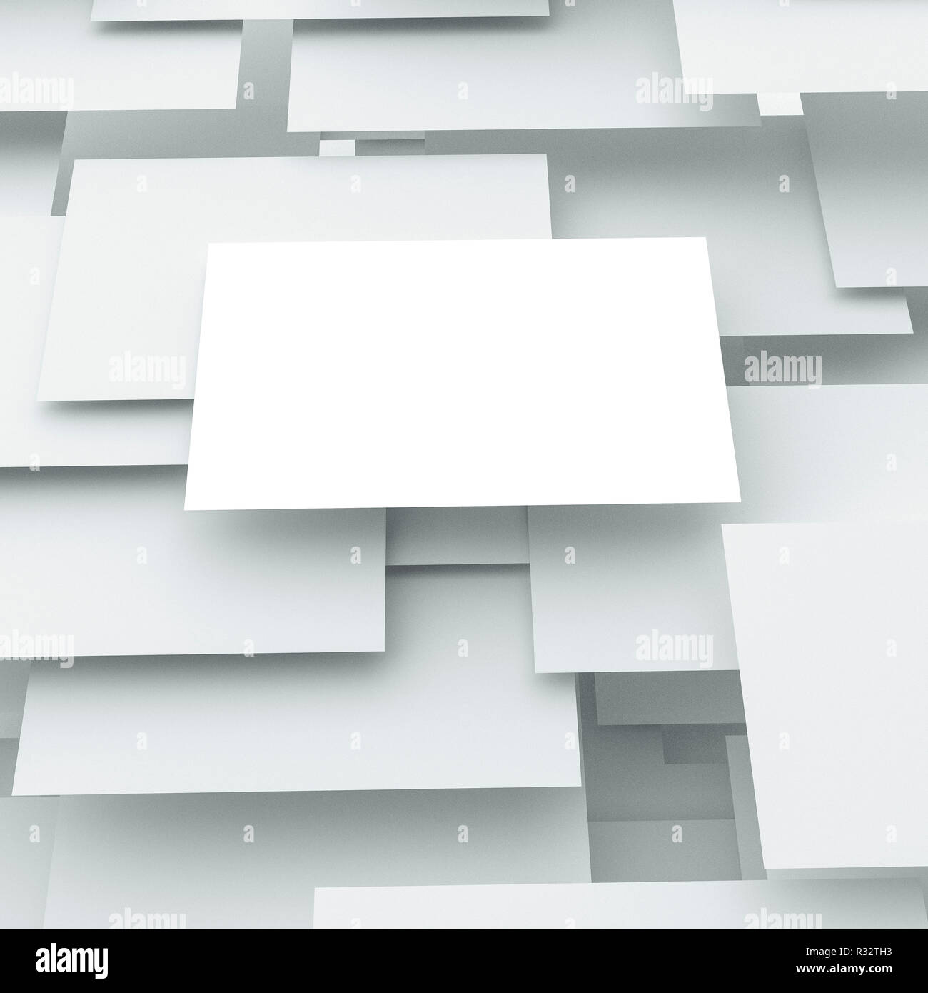 Blank card trade stand hi-res stock photography and images - Alamy
