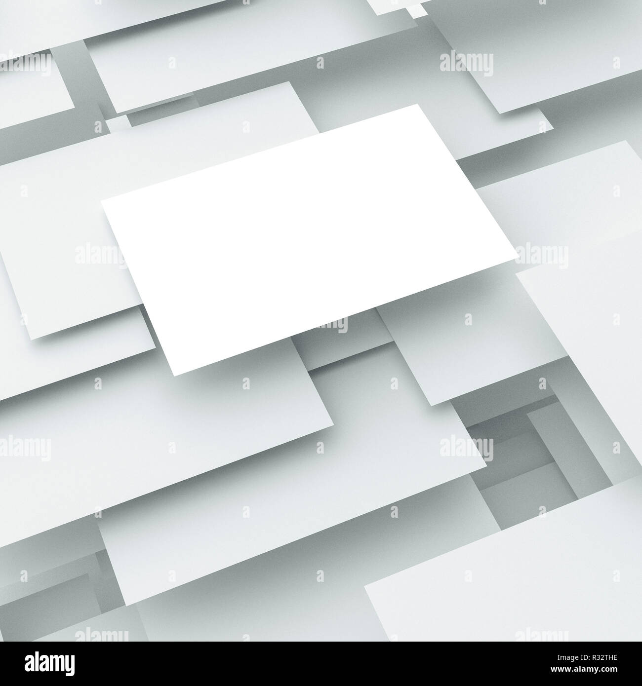 Blank card trade stand hi-res stock photography and images - Alamy