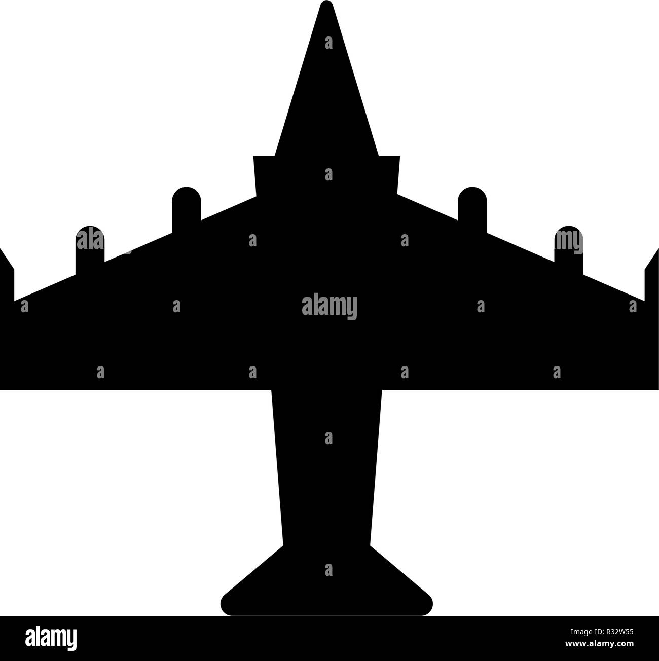 united arab emirates airplane cartoon vector illustration graphic ...