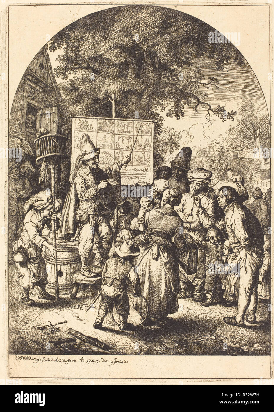 The Singer at the Country Fair. Dated: 1740. Medium: etching. Museum ...