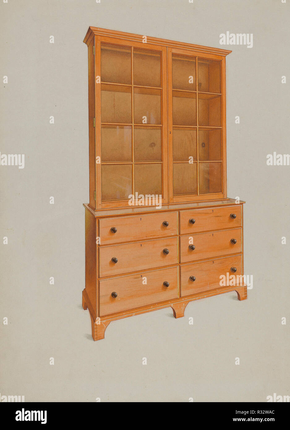 Shaker Cabinet. Dated: c. 1937. Dimensions: overall: 28 x 20 cm (11 x 7 ...