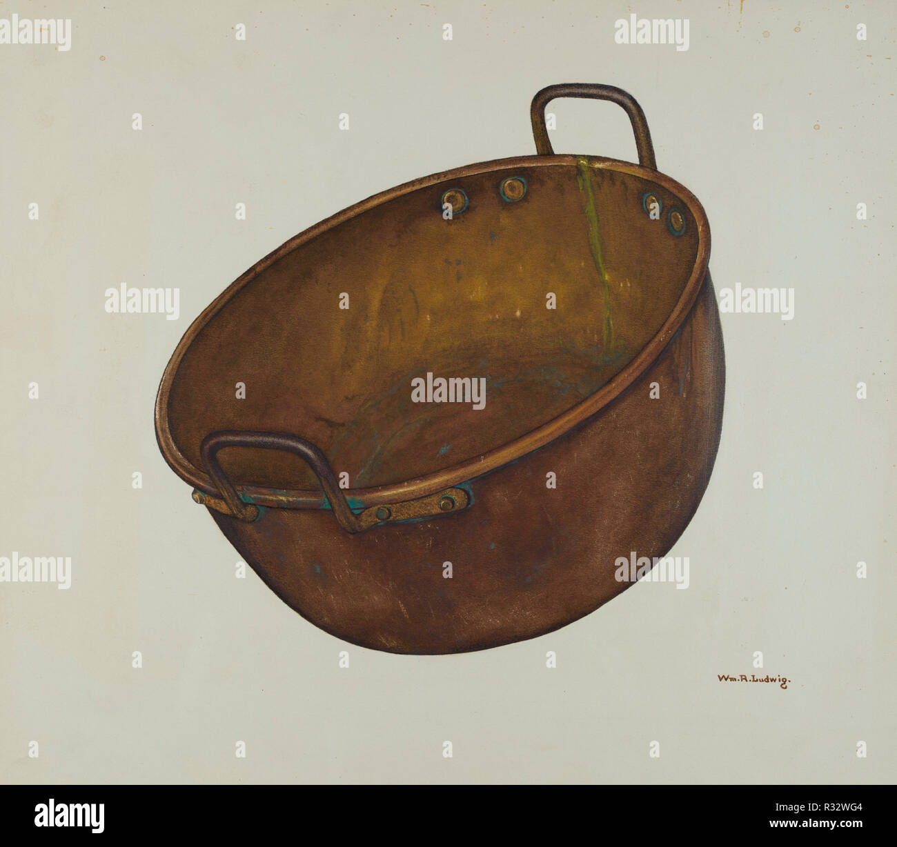 Copper Candy Vessel. Dated: c. 1939. Dimensions: overall: 35.6 x 41 cm ...