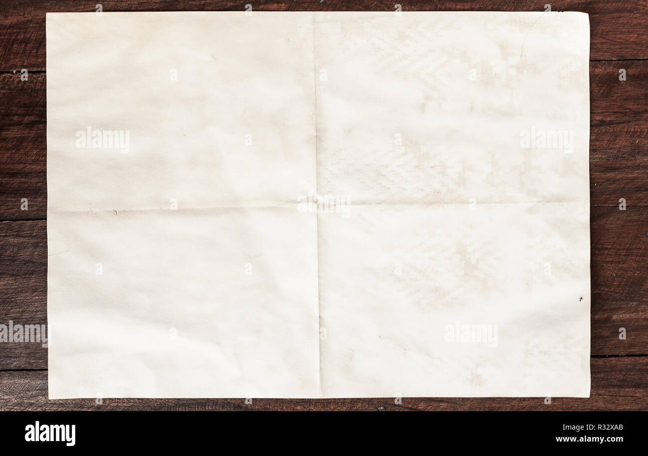 Background texture of crumpled aged paper with spot and stain Stock ...