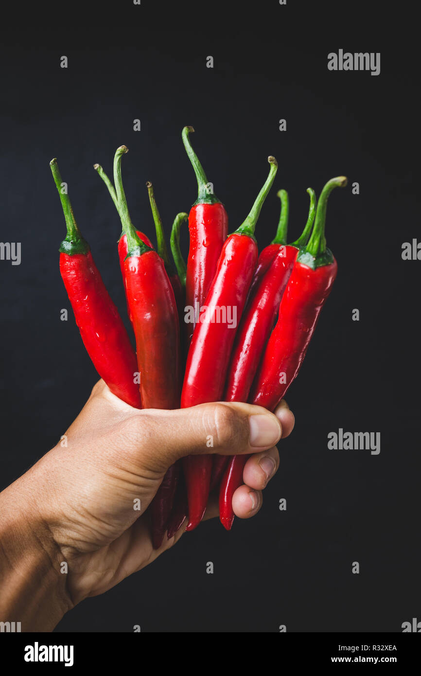 Asia recipe red chillies hi-res stock photography and images - Alamy