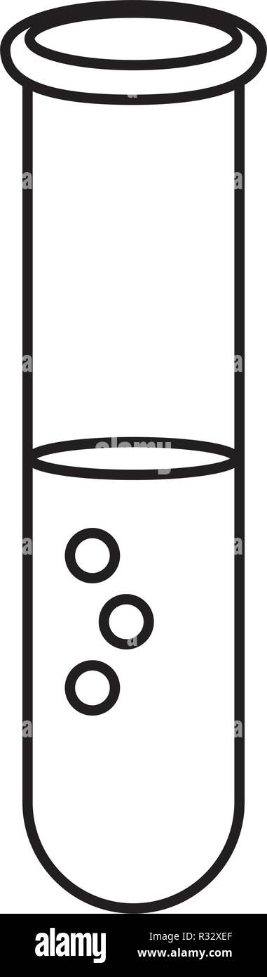 school beaker cartoon vector illustration graphic design Stock Vector ...